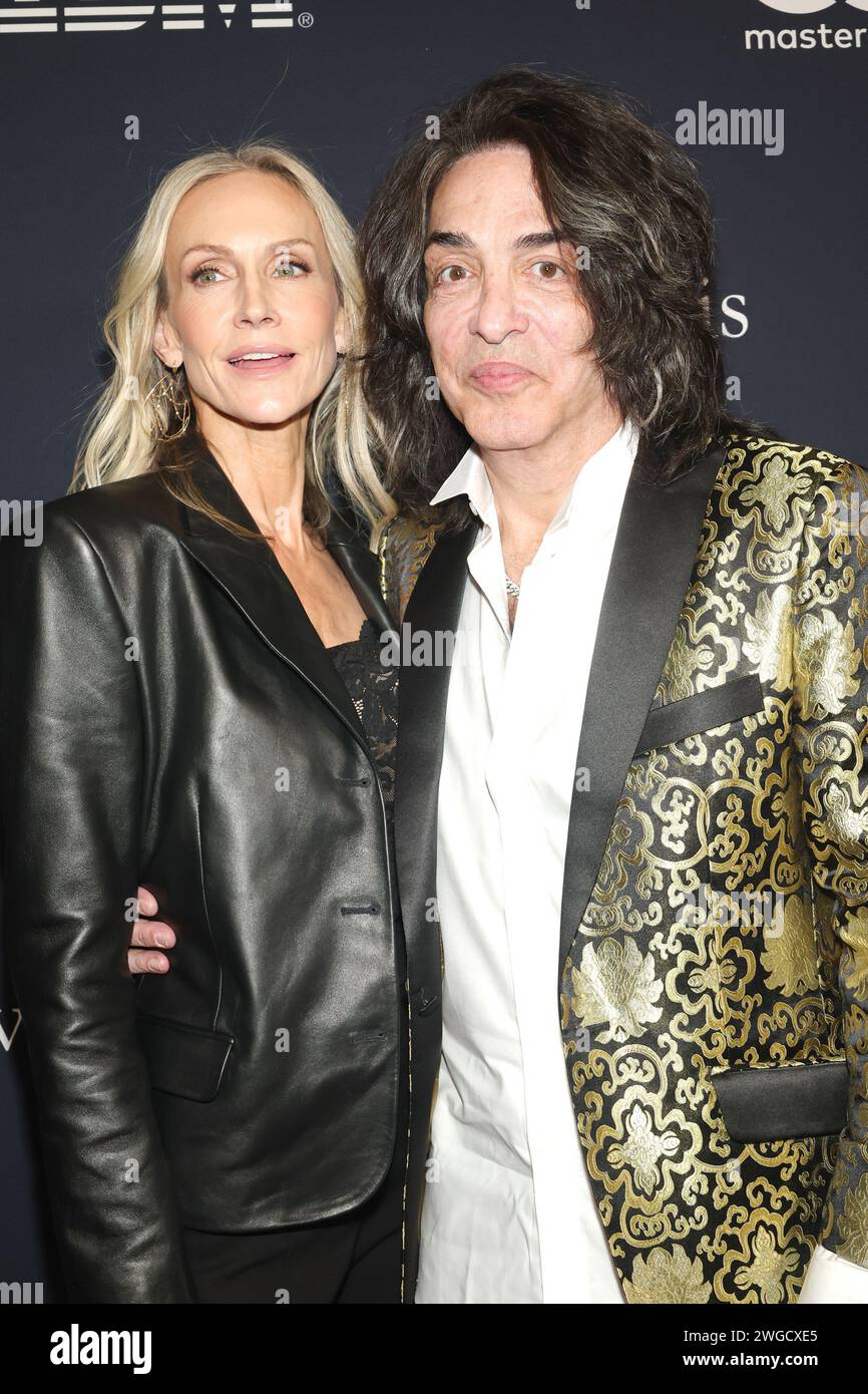 Beverly Hills, Ca. 03rd Feb, 2024. Erin Sutton and Paul Stanley at the ...