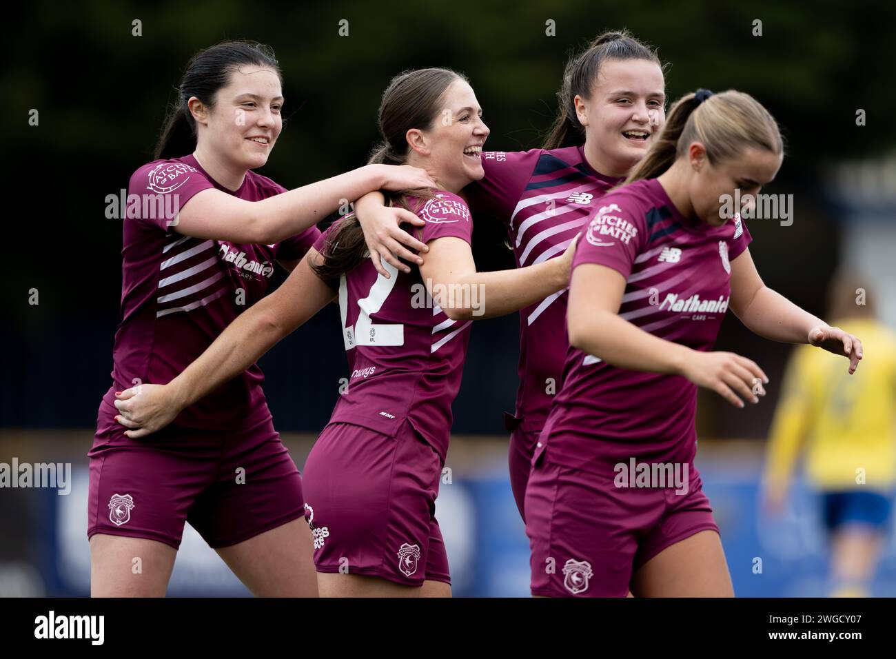 Barry, UK. 4th February 2024. Emma Beynon of Cardiff City Women ...