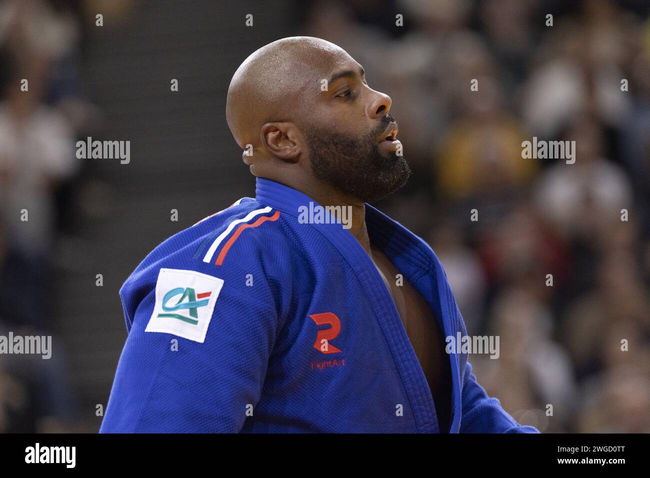 Teddy RINER (FRA) won against Alisher YUSUPOV (UZB) in semi final ...
