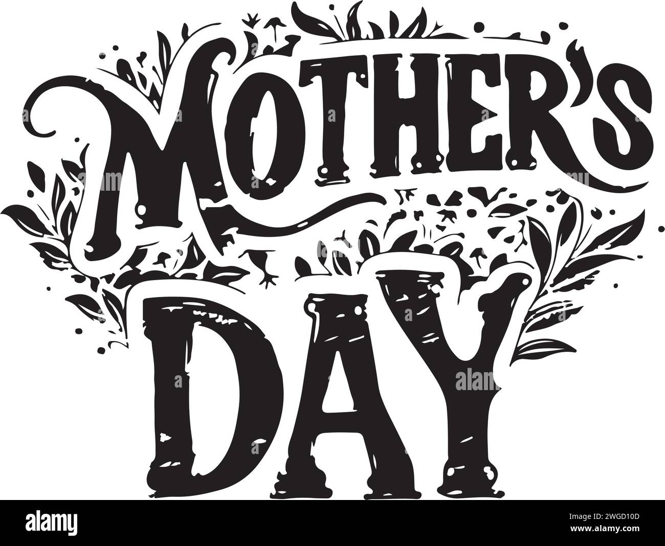 Happy Mother's day, Women's day slogan t shirt vector Stock Vector ...