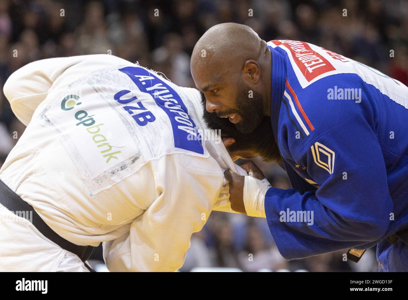 Teddy RINER (FRA) won against Alisher YUSUPOV (UZB) in semi final ...