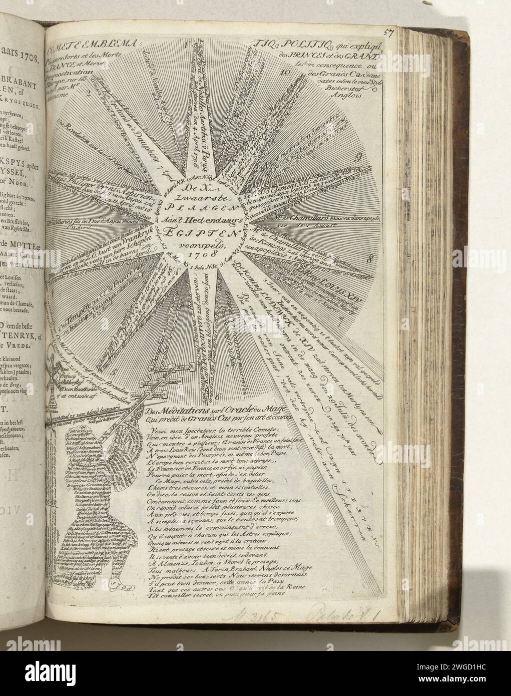 The ten plagues for France according to Mr.'s predictions. Bicker staff ...