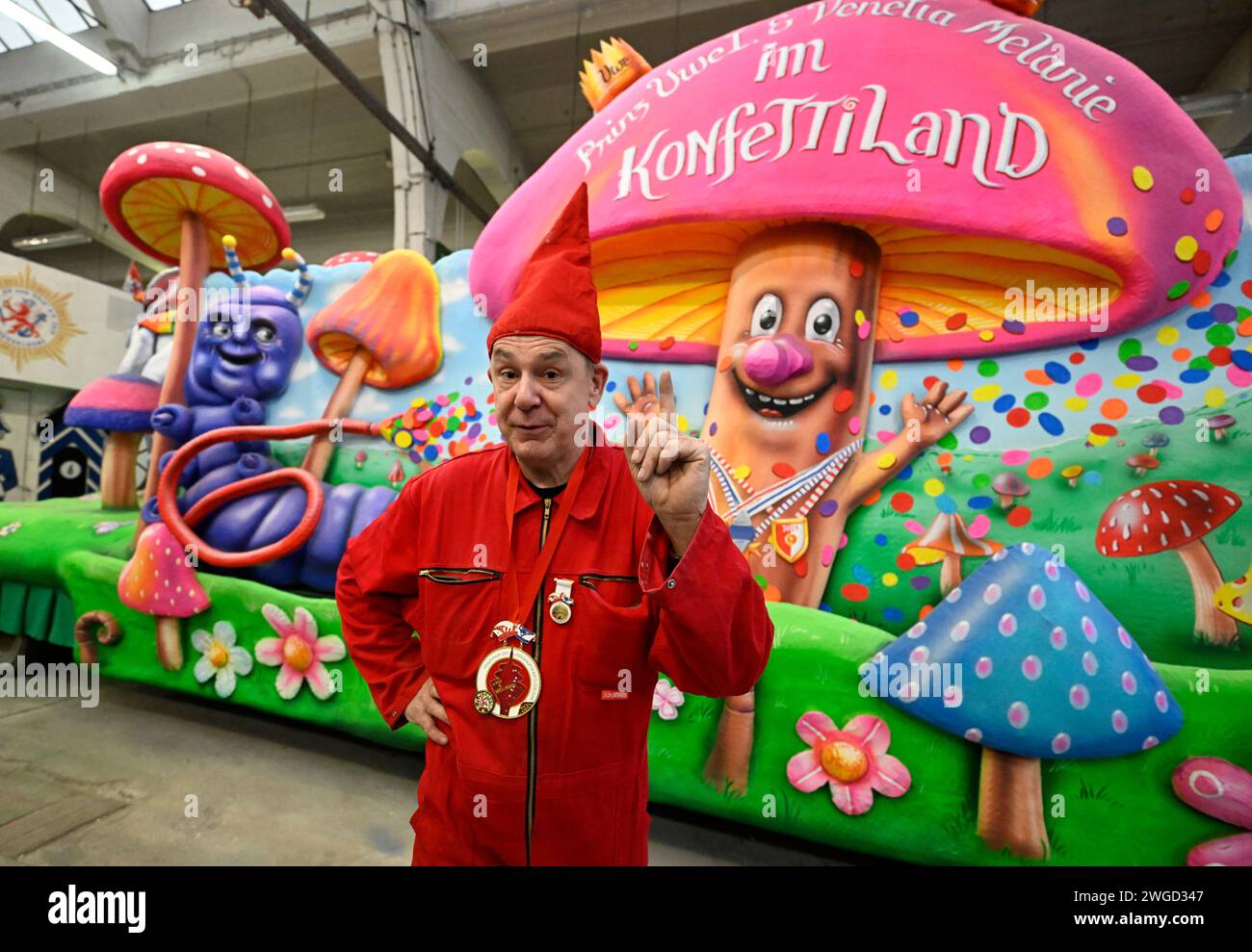 Duesseldorf, Germany. 04th Feb, 2024. Jacques Tilly, carnival float ...