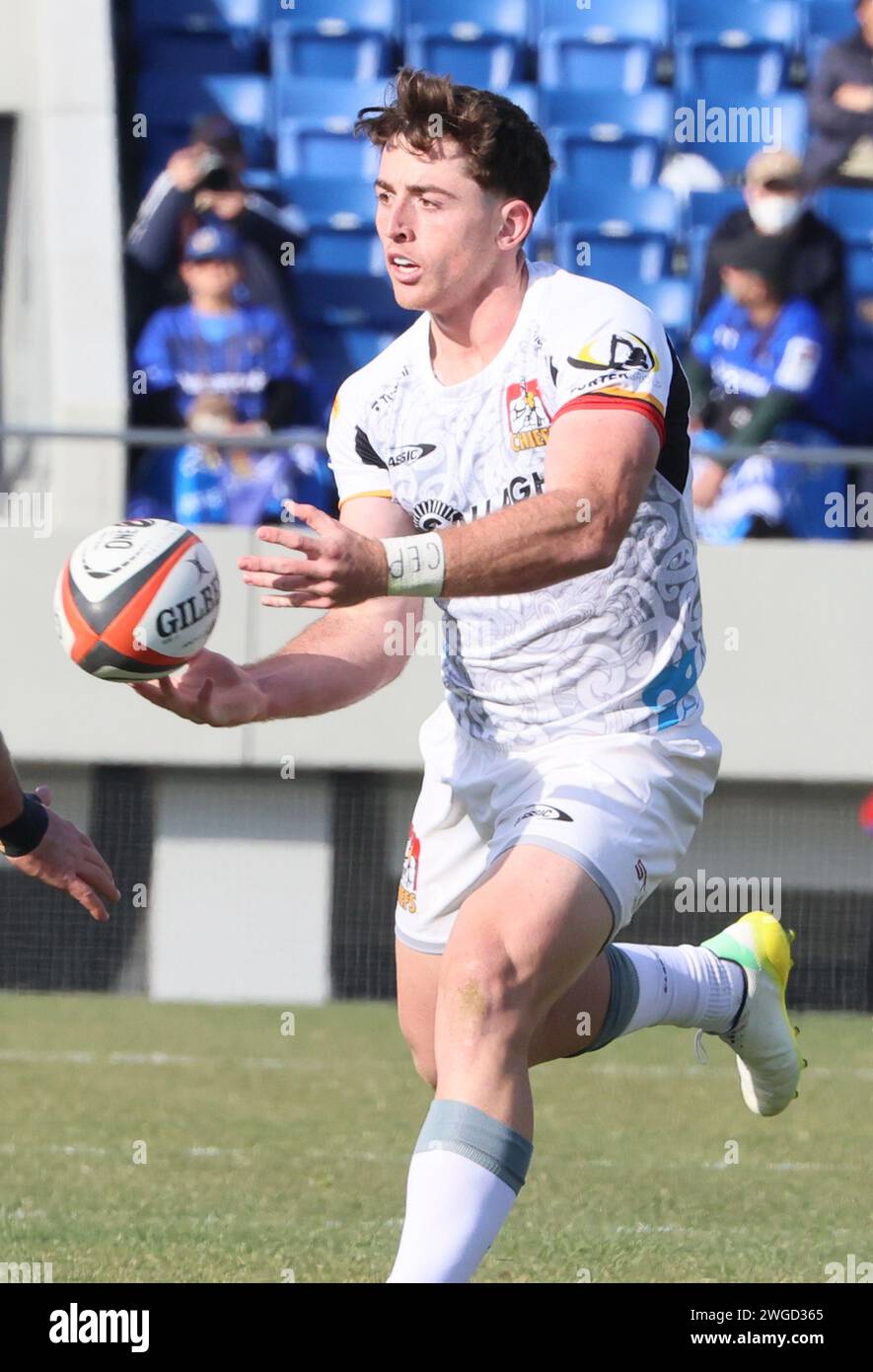 Kumagata, Japan. 4th Feb, 2024. New Zealand's Gallagher Chiefs full ...