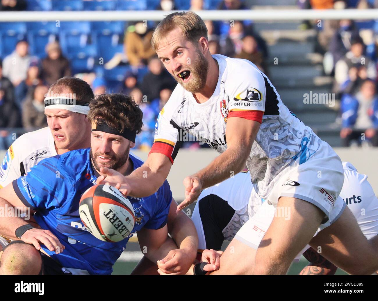 February 4, 2024, Kumagata, Japan - New Zealand's Gallagher Chiefs ...