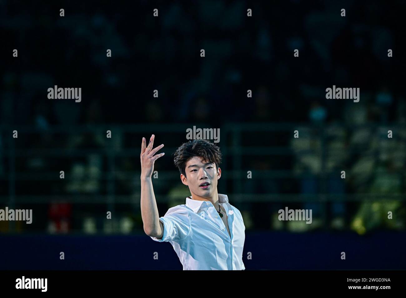 Yudong CHEN (CHN), during Exhibition Gala, at the ISU Four Continents Figure Skating ...