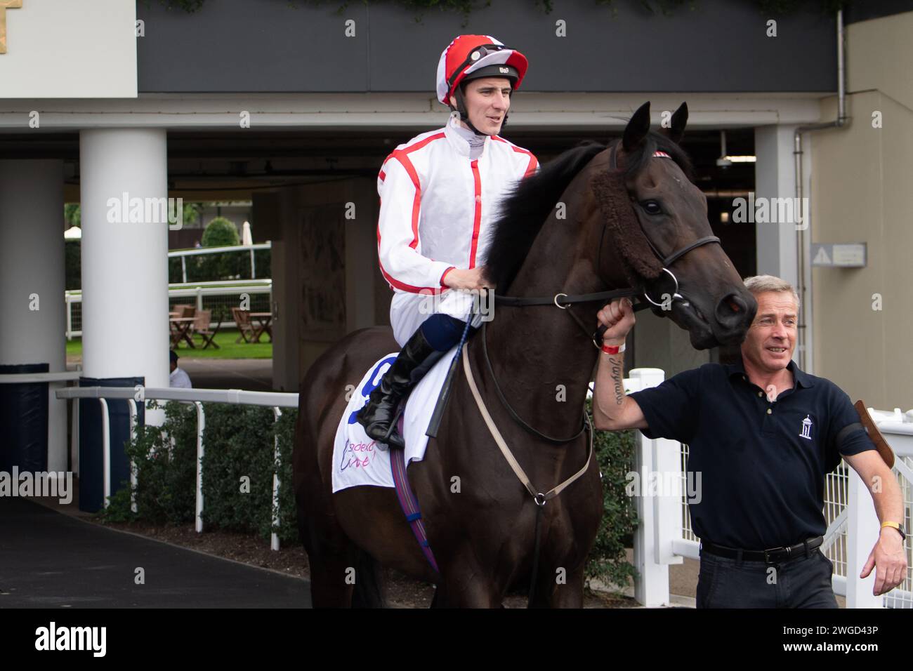Ascot, UK. 8th September, 2024. Horse Boy Browning ridden by jockey ...