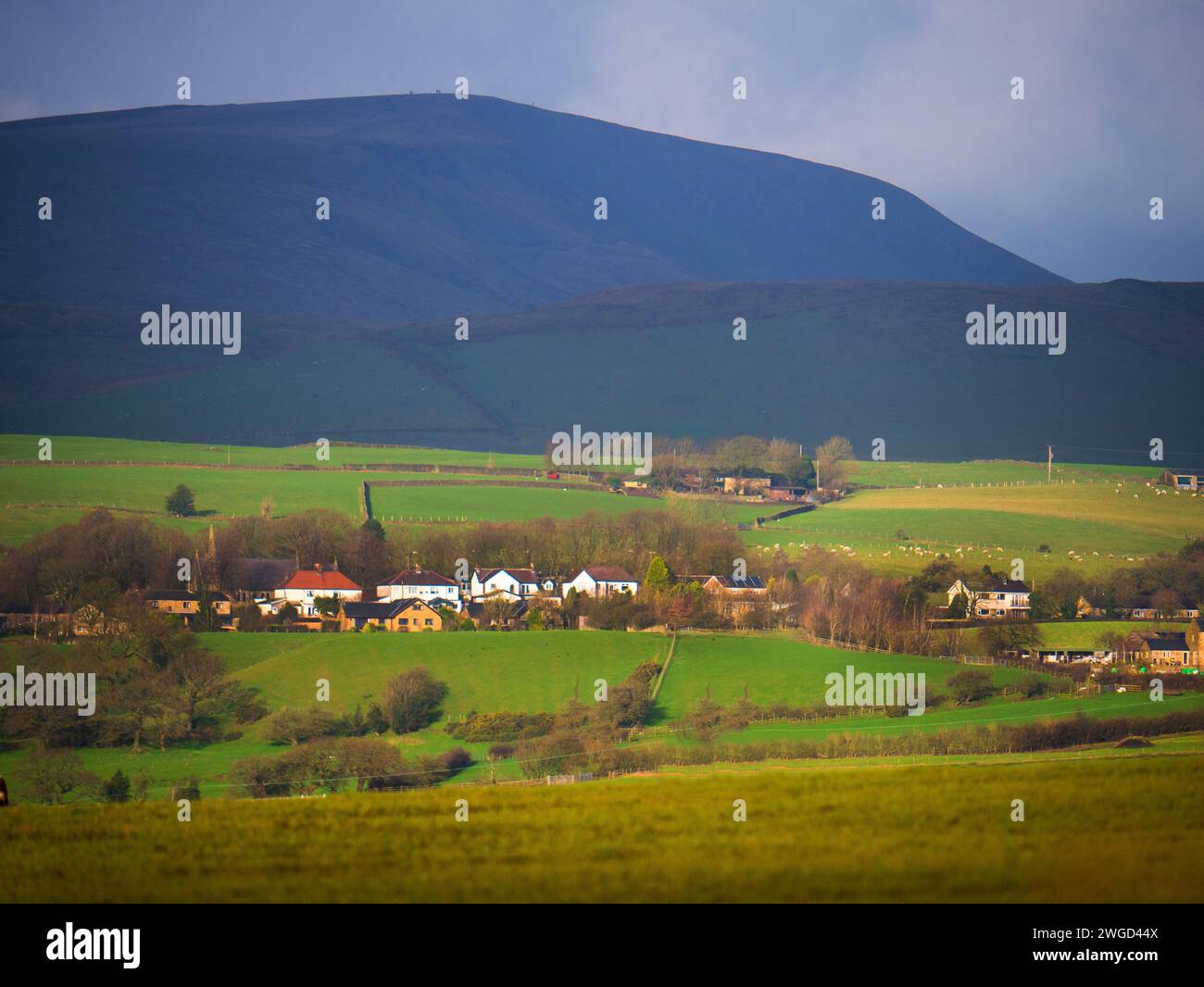 The country around Pendle Hill in Lancashire England In 1612 13 people ...