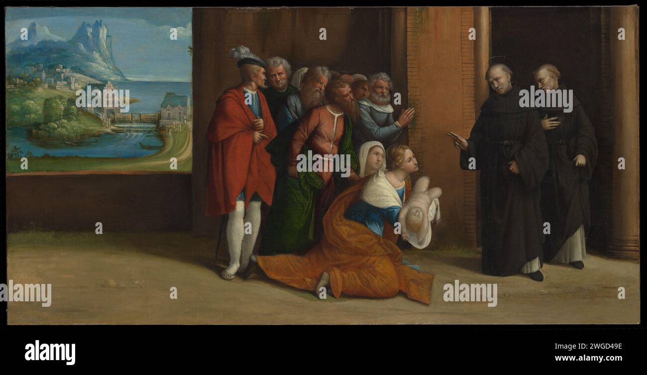 Saint Nicholas of Tolentino Reviving a Child Garofalo (Benvenuto Tisi ...