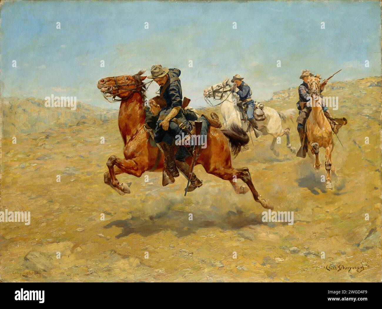 Schreyvogel paintings hi-res stock photography and images - Alamy