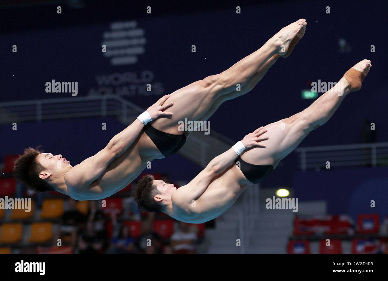 Doha, Qatar. 4th Feb, 2024. China's Wang Zongyuan/Long Daoyi (L ...