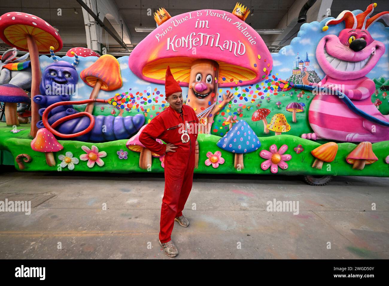 Duesseldorf, Germany. 04th Feb, 2024. Jacques Tilly, carnival float ...