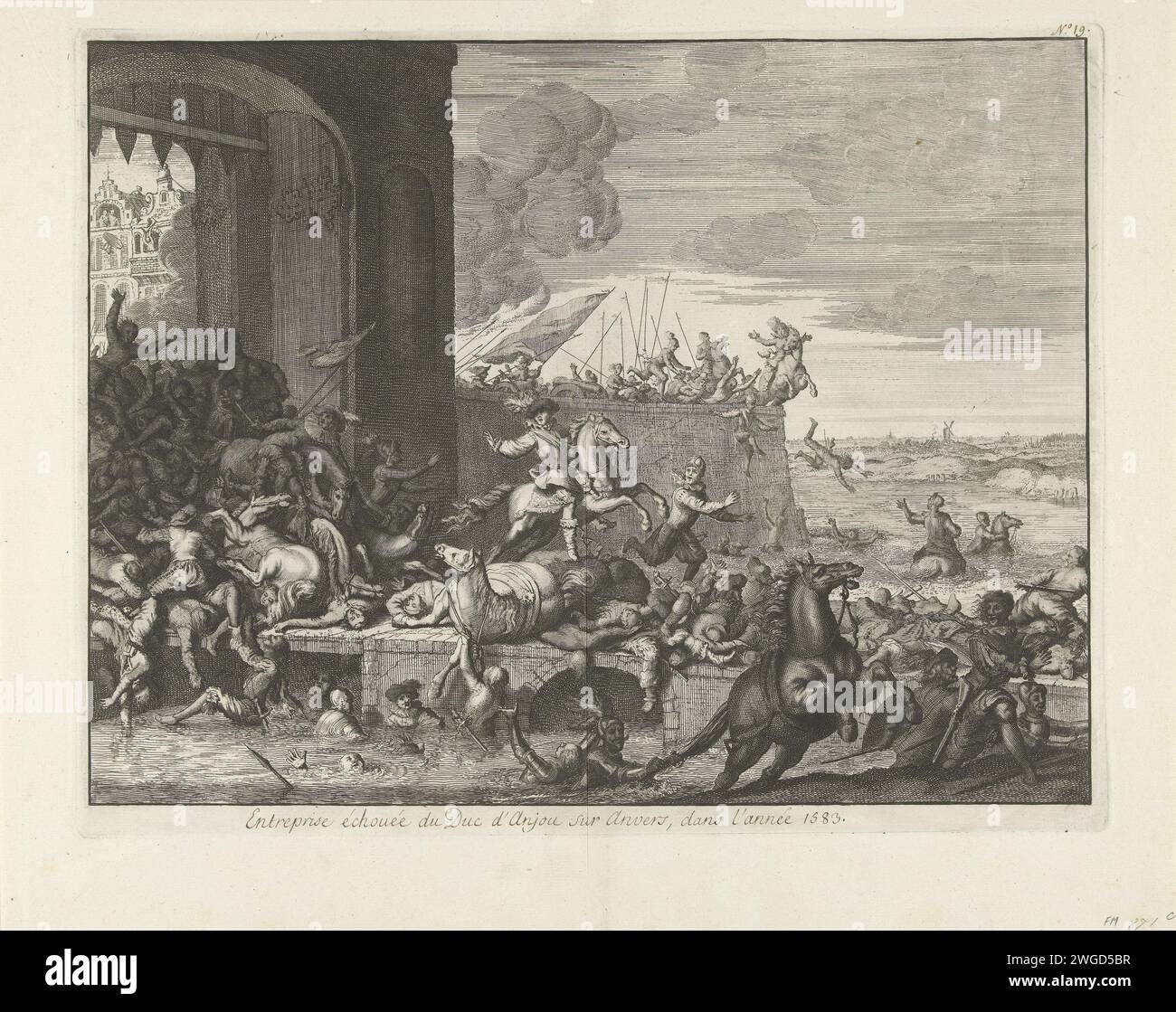 The French Furie in Antwerp, 1583, 1678 - 1680 print The French Furie ...