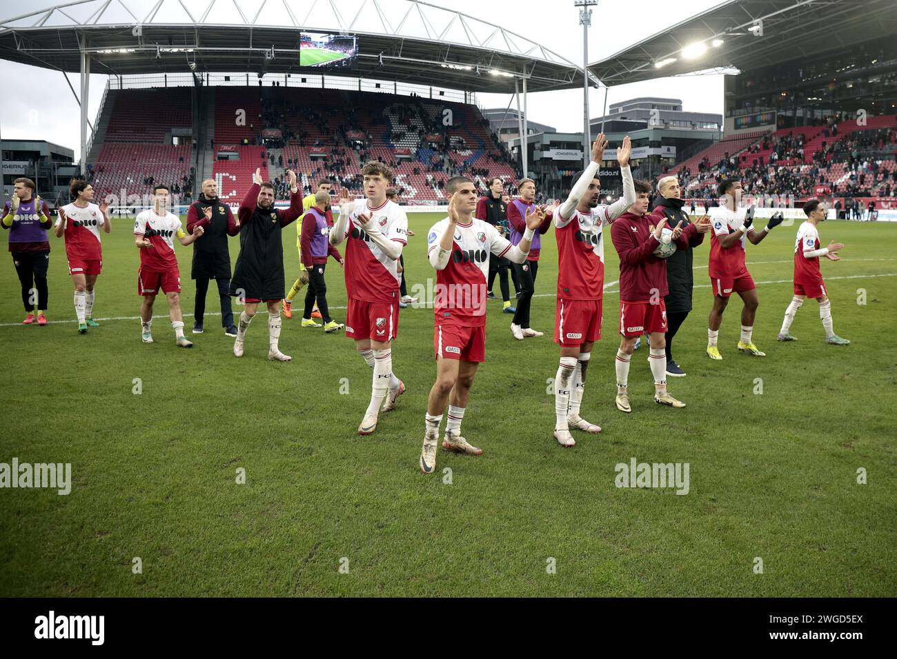 UTRECHT - FC Utrecht players after the Dutch Eredivisie match between ...