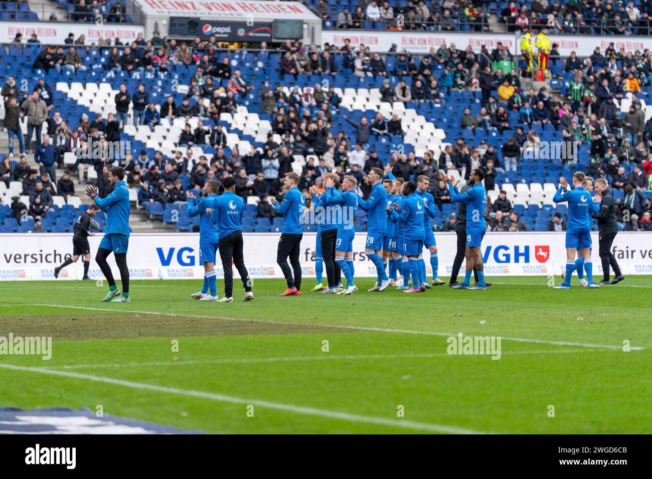 Hannover, Deutschland. 14th Jan, 2023. Team Hansa Rostock GER, Hannover ...