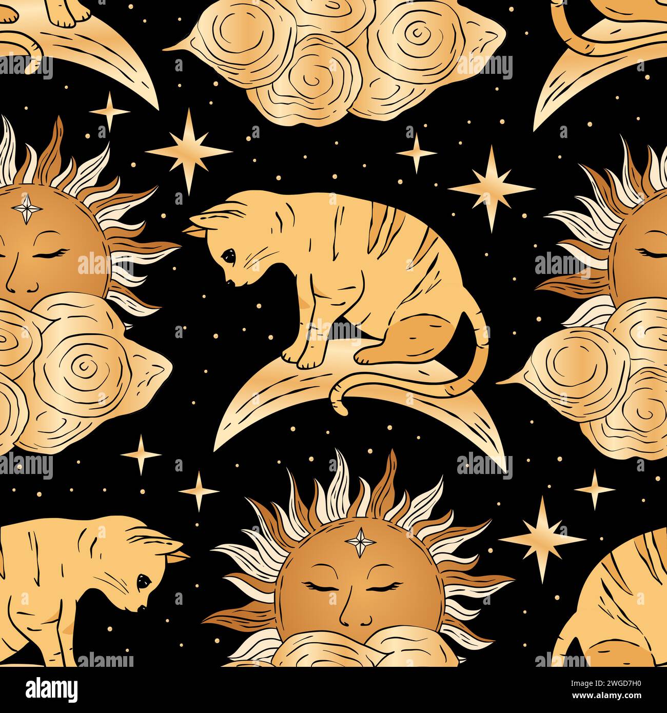 Celestial nymph Stock Vector Images - Alamy