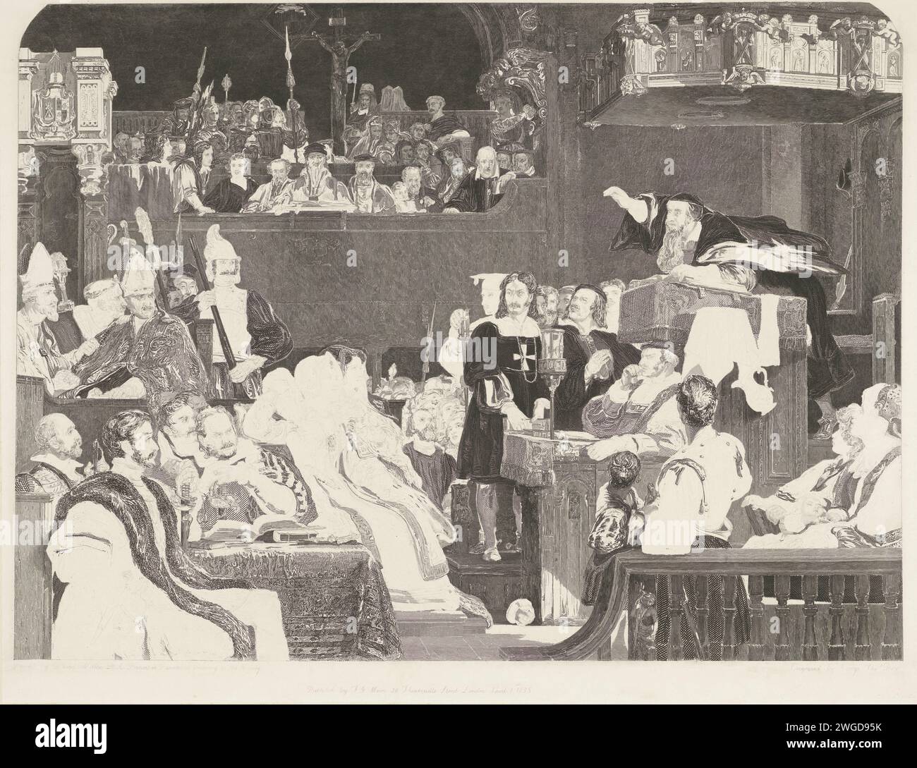 The Preaching of John Knox, George Thomas Doo, after David Wilkie, 1810 ...