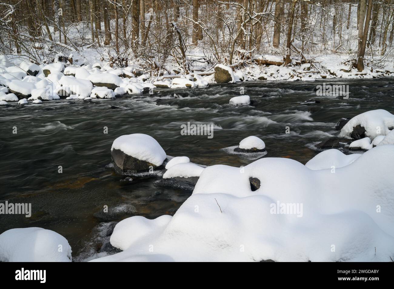 Savage mill trail waterfalls hi-res stock photography and images - Alamy
