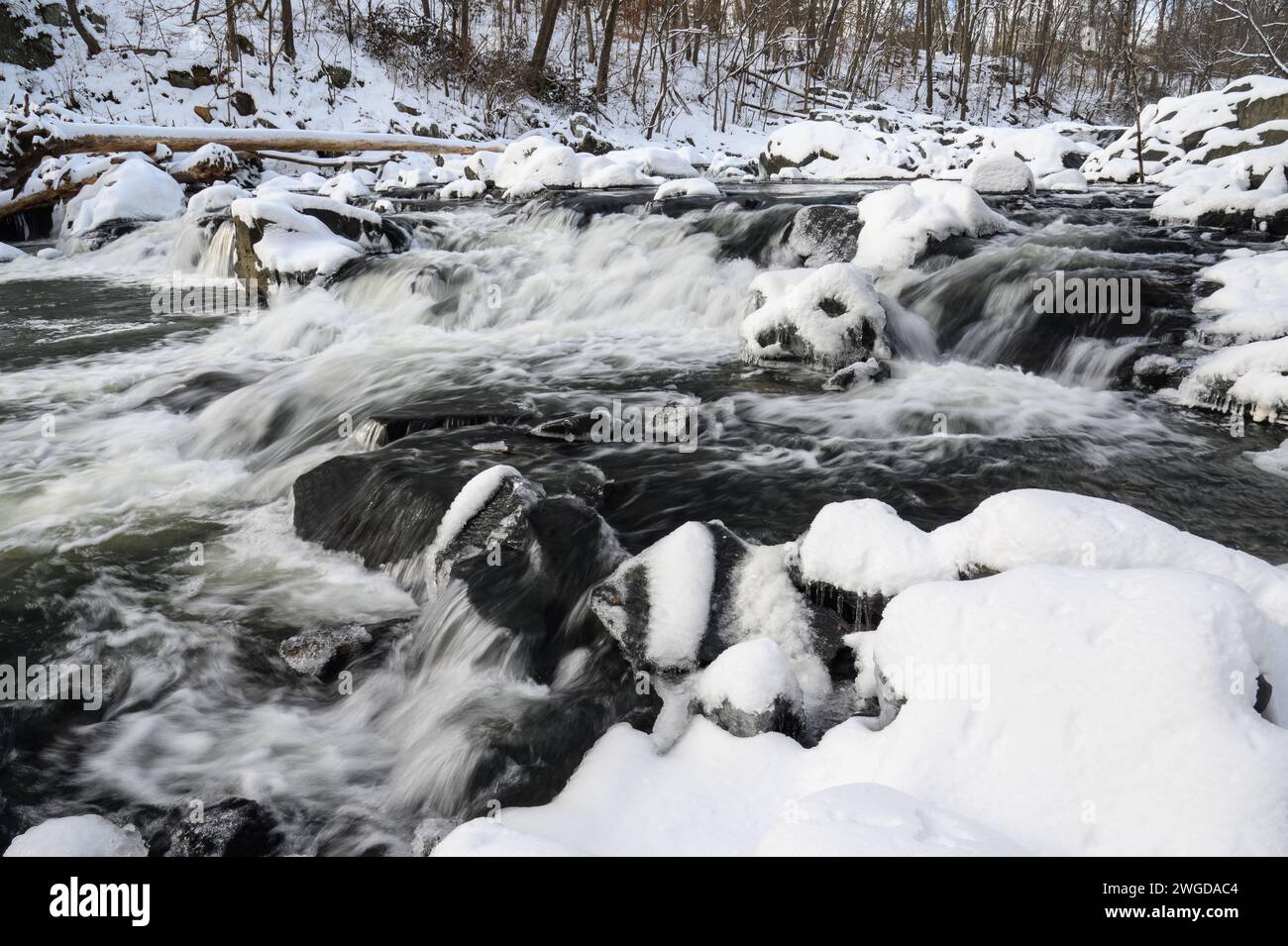 Savage mill trail waterfalls hi-res stock photography and images - Alamy