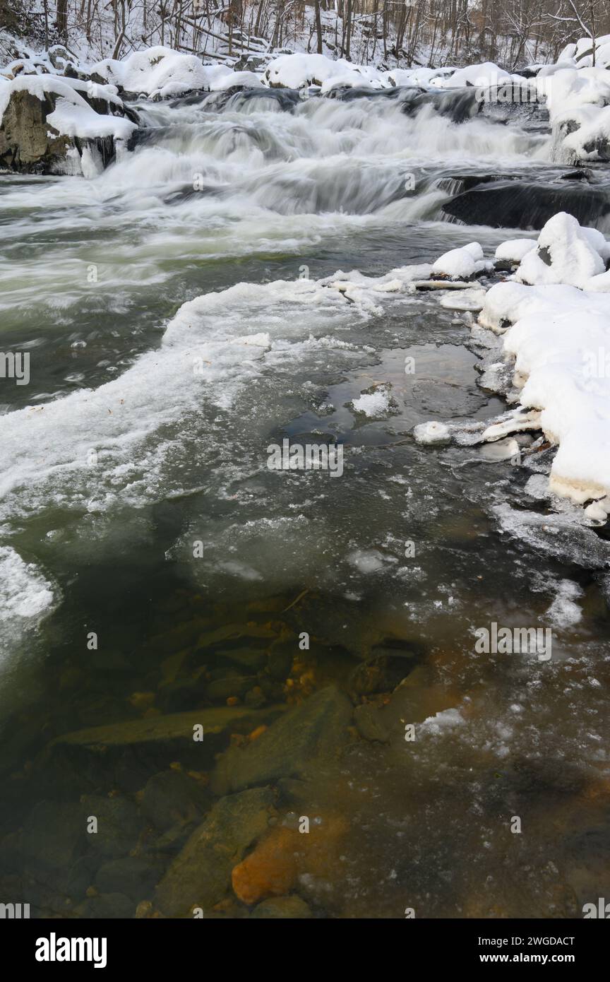 Savage mill trail waterfalls hi-res stock photography and images - Alamy