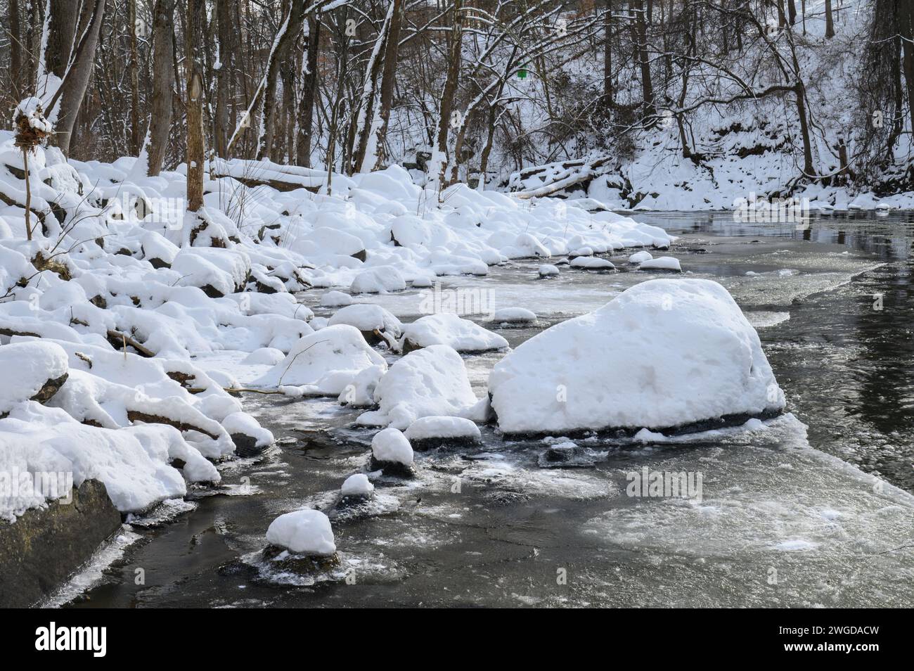 Savage mill trail waterfalls hi-res stock photography and images - Alamy