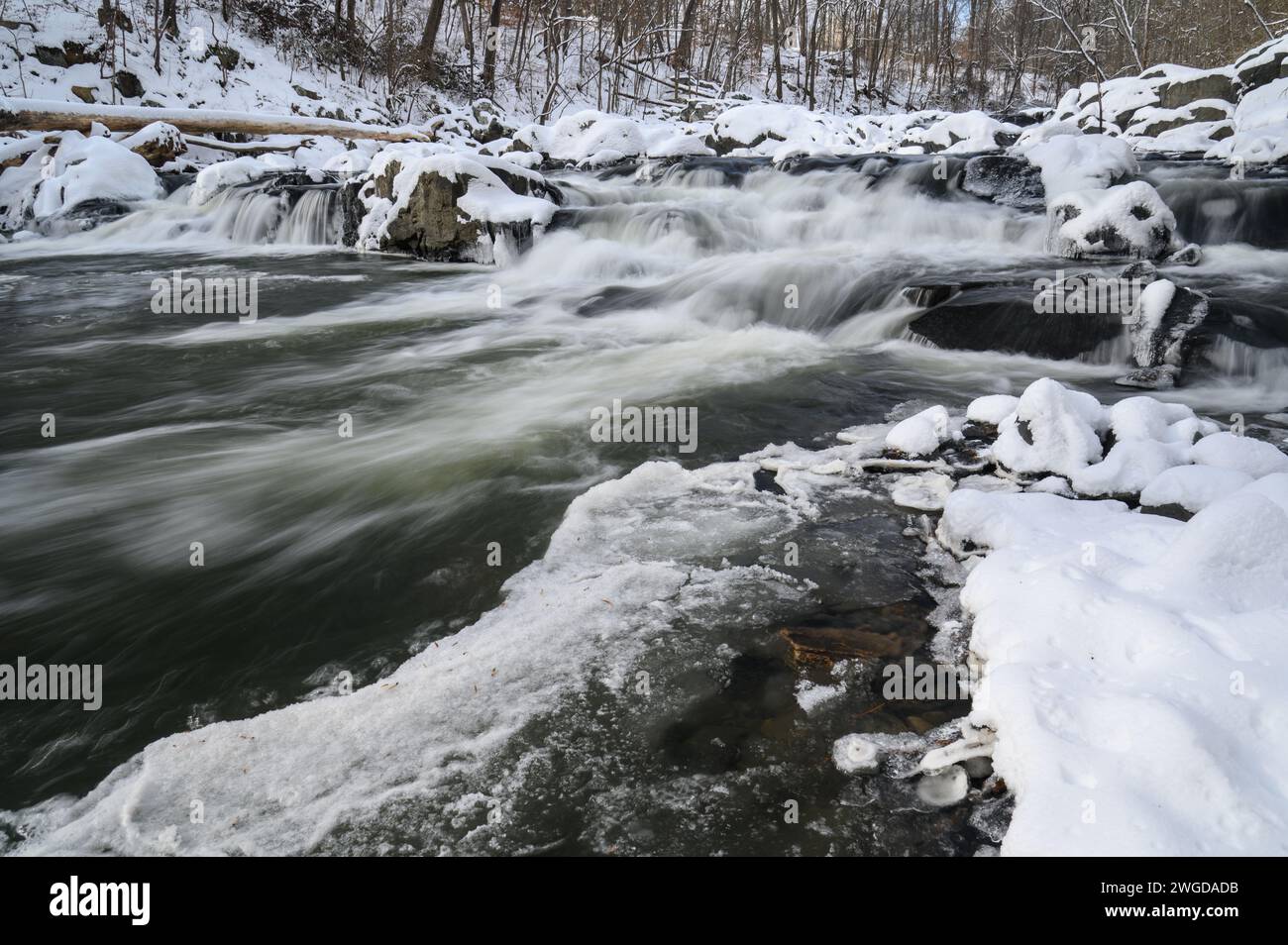 Savage mill trail waterfalls hi-res stock photography and images - Alamy