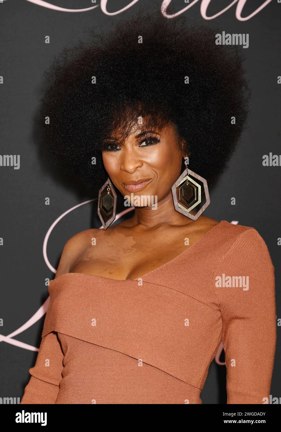 LOS ANGELES, CALIFORNIA - FEBRUARY 03: Taprena Michelle Augustine ...