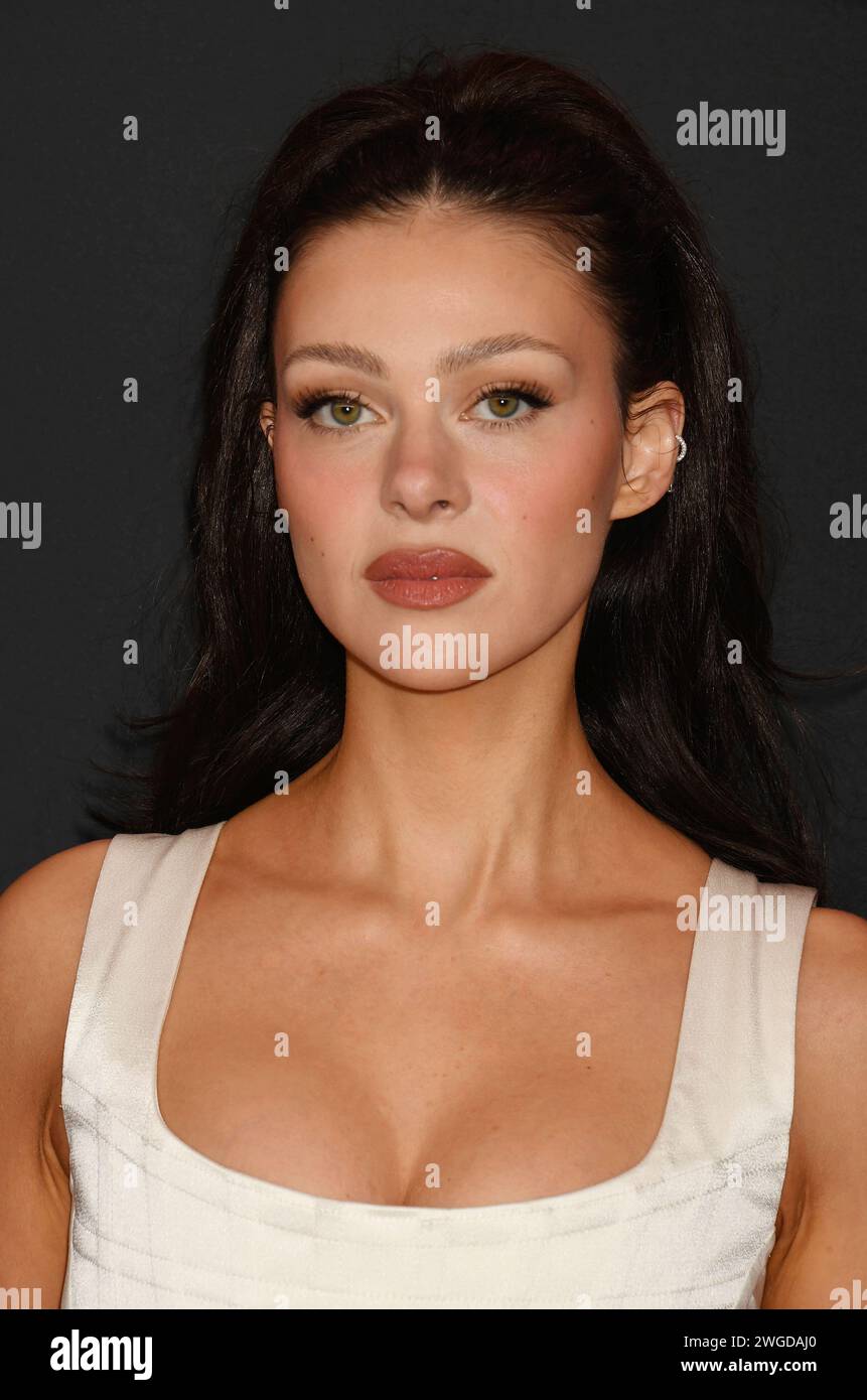 LOS ANGELES, CALIFORNIA - FEBRUARY 03: Nicola Peltz Beckham arrives at ...