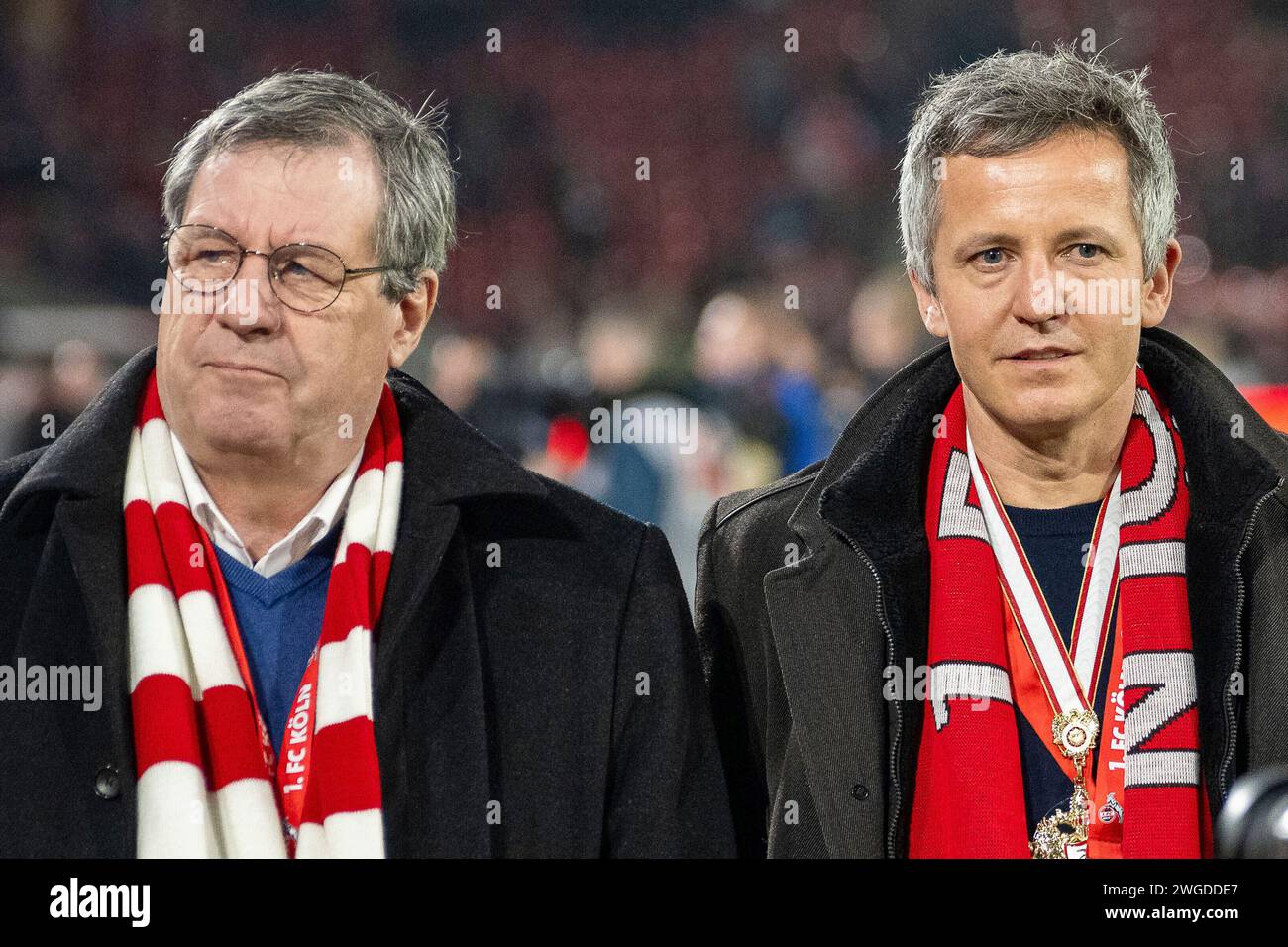Dr. Werner Wolf (1. FC Koeln, Praesident) und philipp Tueroff (1. FC ...
