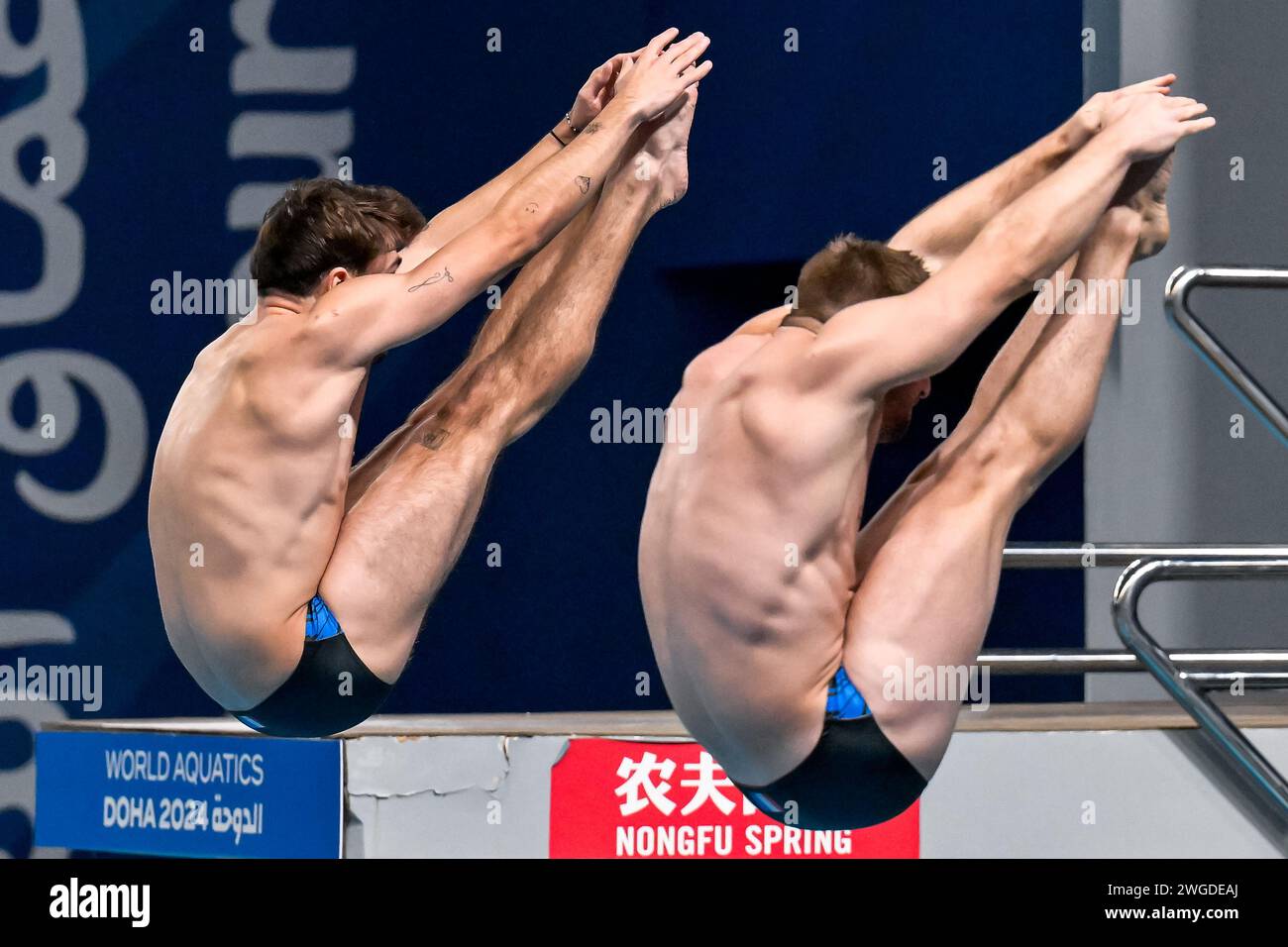Diving 3m synchro springboard men final hi-res stock photography and ...