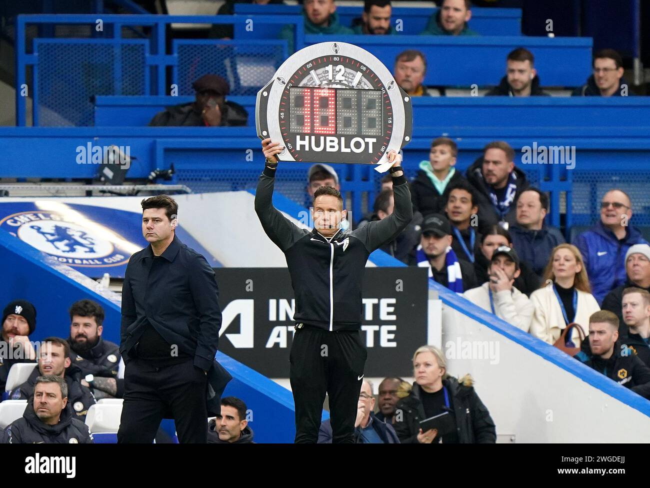 Added time board premier league hi-res stock photography and images - Alamy