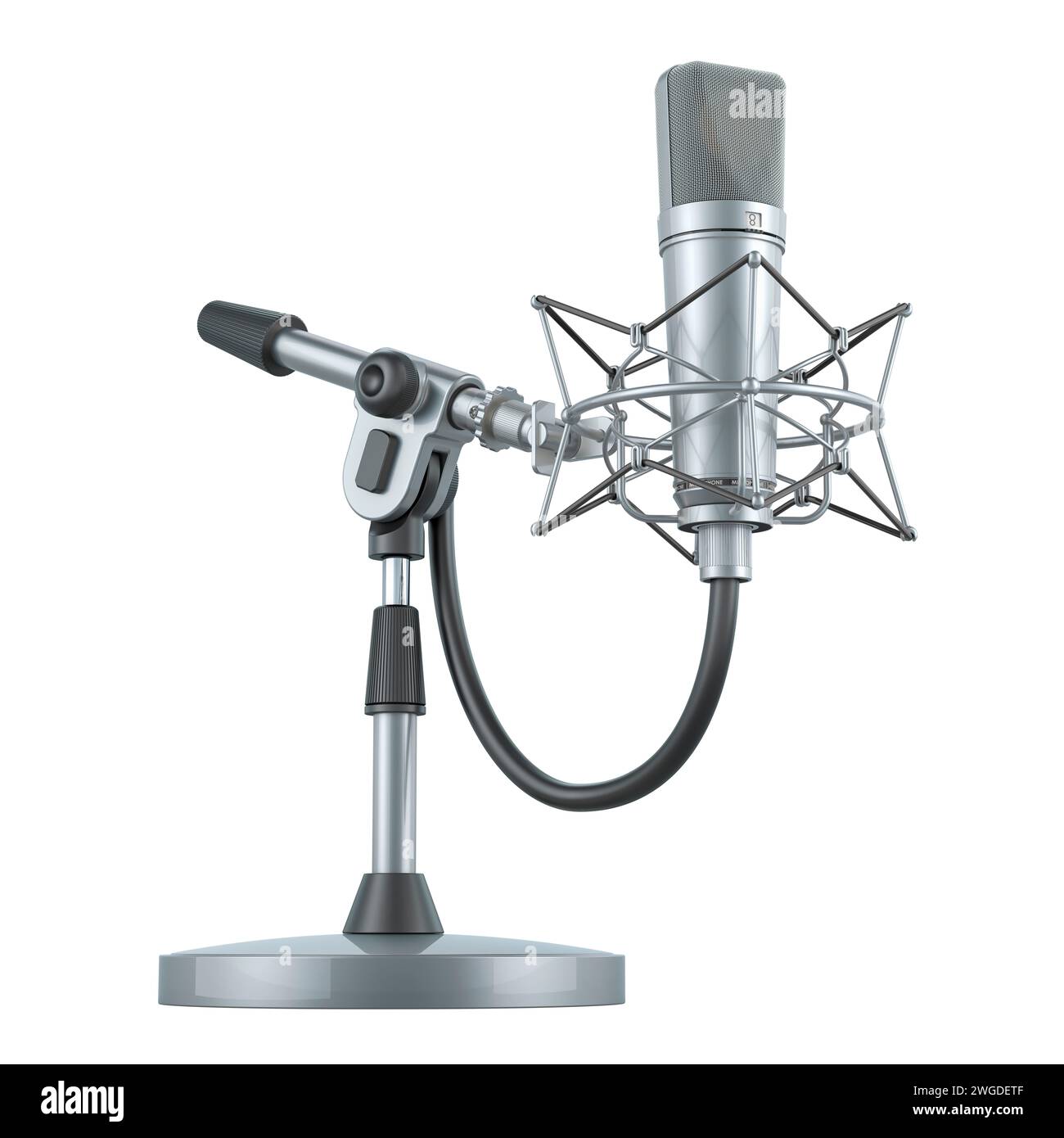 Studio set large-diaphragm cardioid condenser microphone with ...
