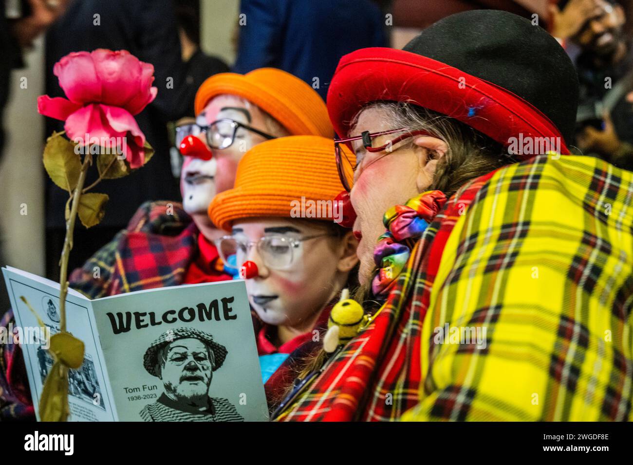 London, UK. 4th Feb, 2024. Clowns Service - Since 1946, clowns have ...