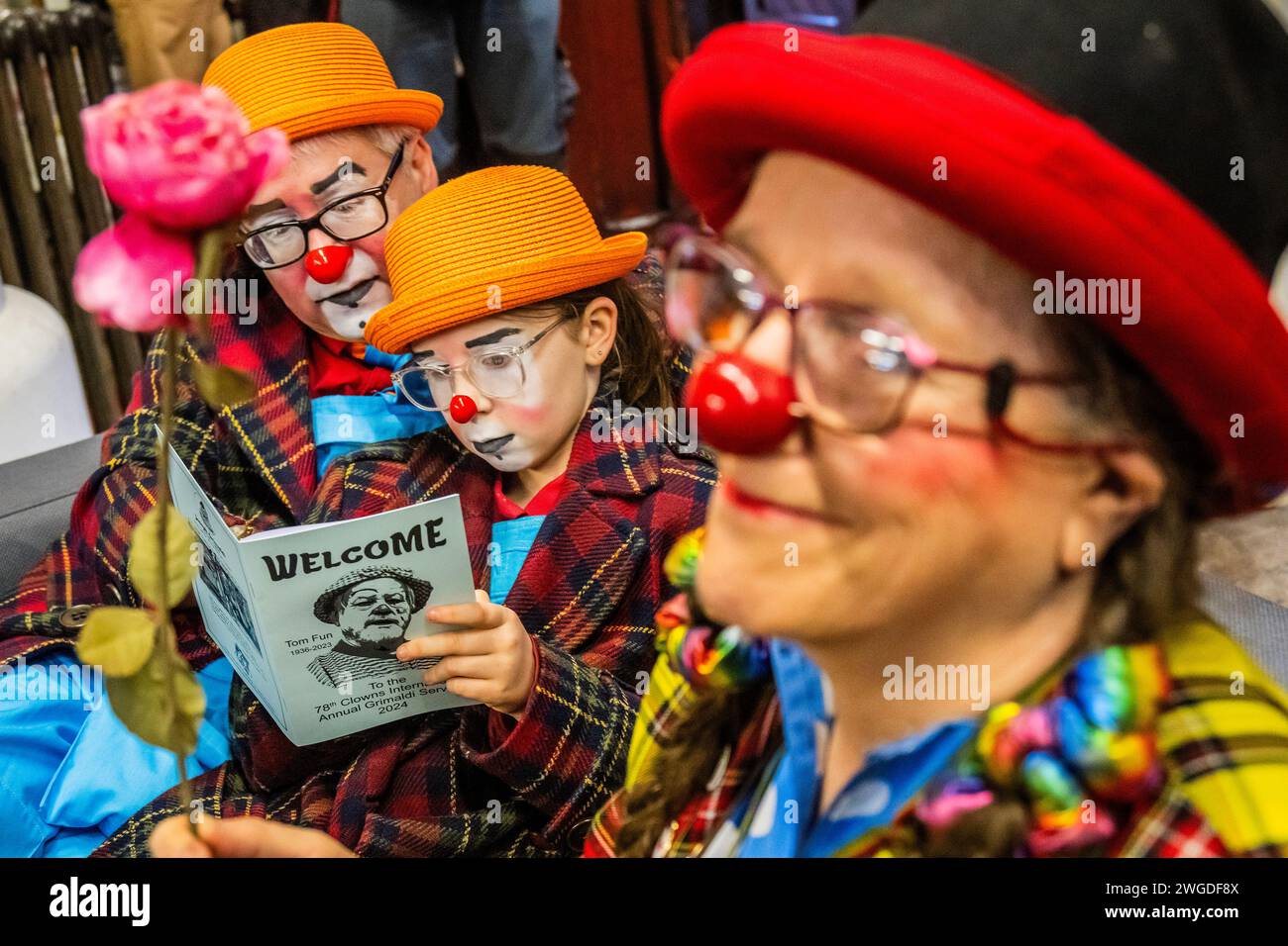 London, UK. 4th Feb, 2024. Clowns Service - Since 1946, clowns have ...