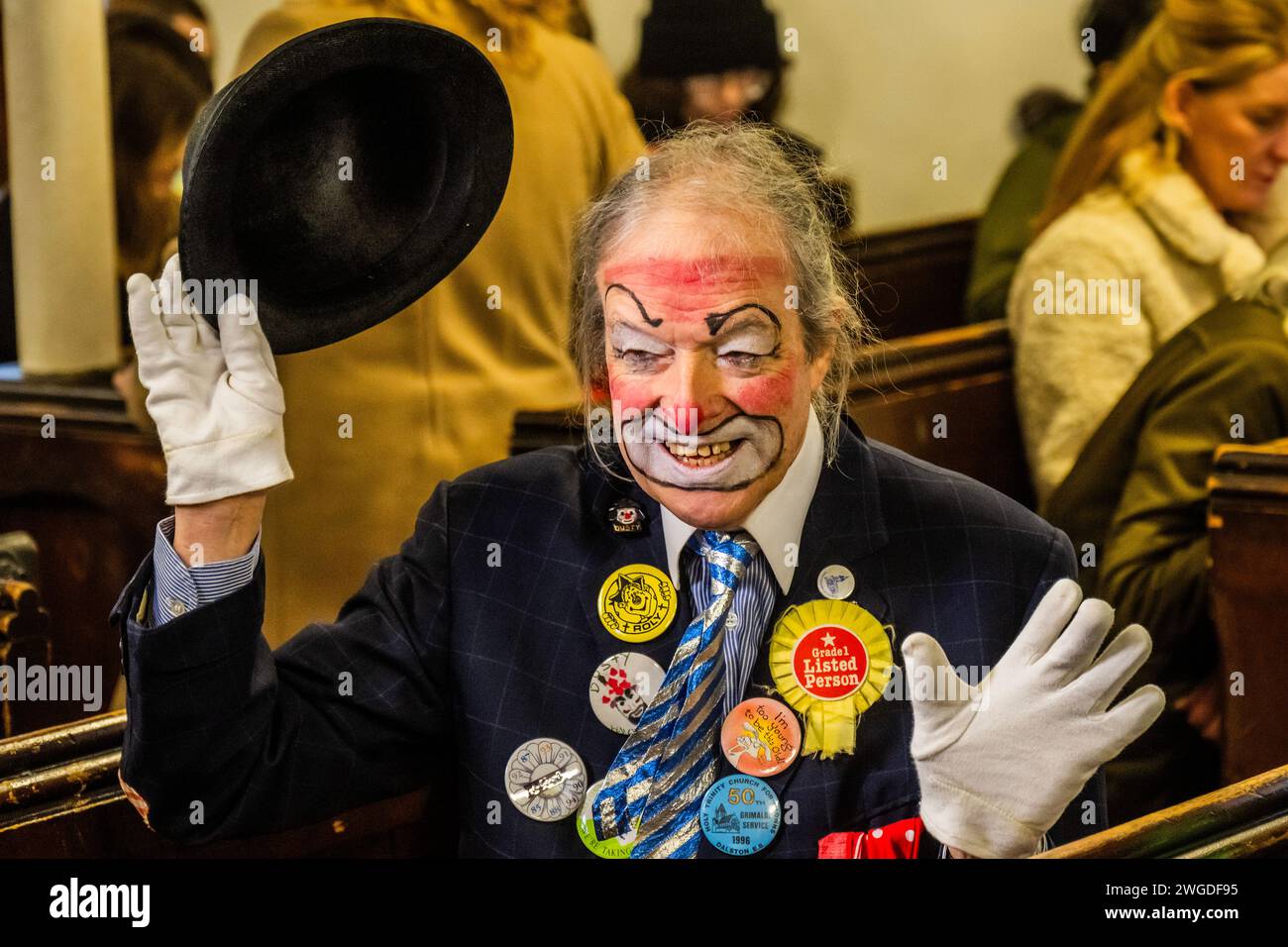 London, UK. 4 Feb 2024. Clowns Service - Since 1946, clowns have ...