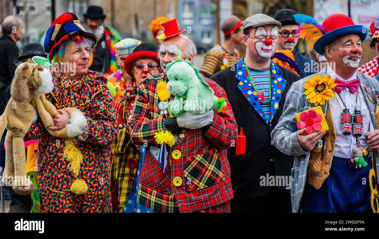 London, UK. 4th Feb, 2024. Clowns Service - Since 1946, clowns have ...