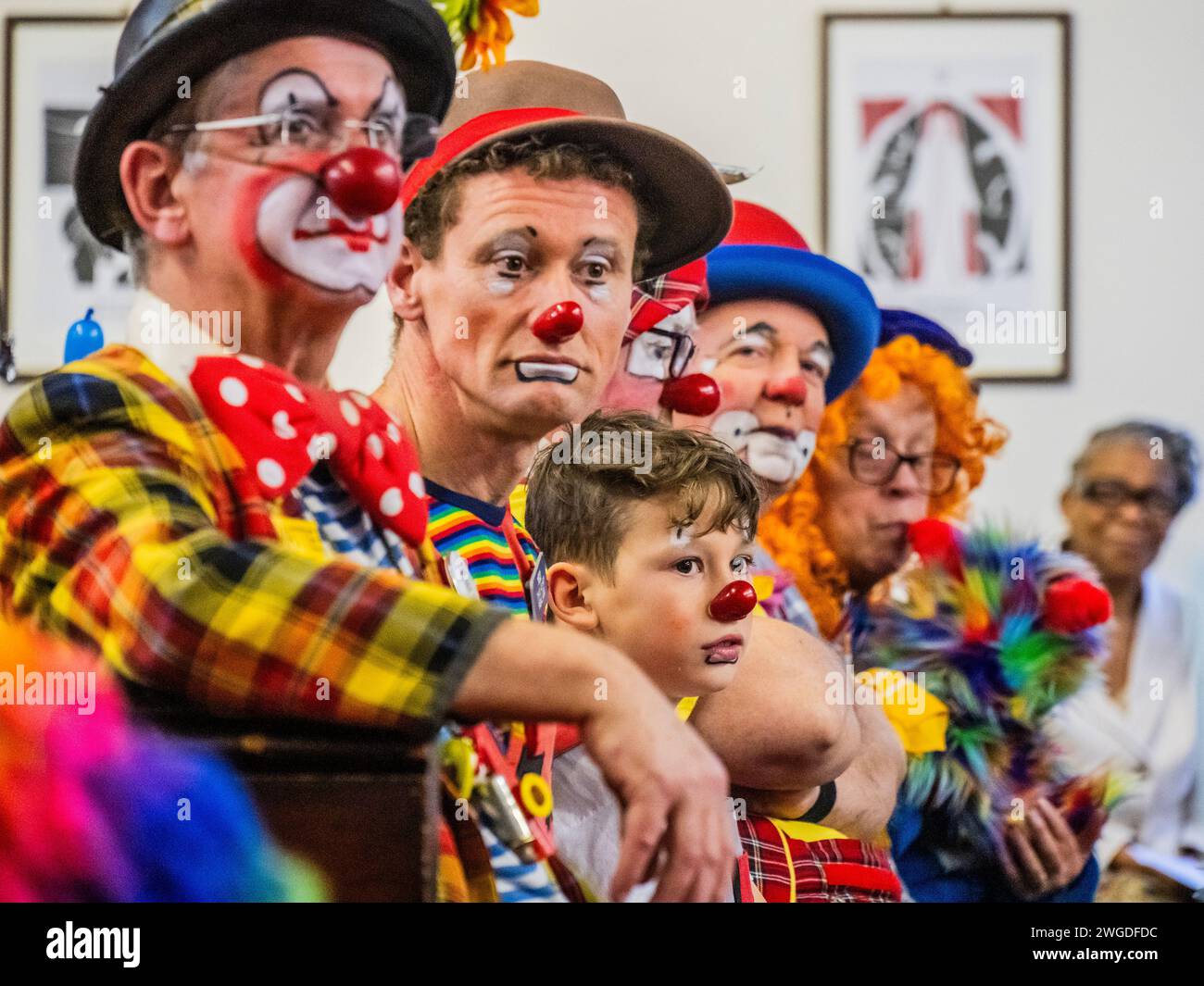 London, UK. 4th Feb, 2024. Clowns Service - Since 1946, clowns have ...