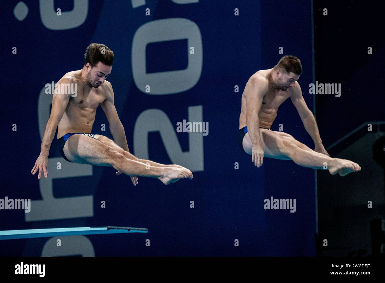 Doha, Qatar. 04th Feb, 2024. Daoyi Long - Zongyuan Wang of China ...