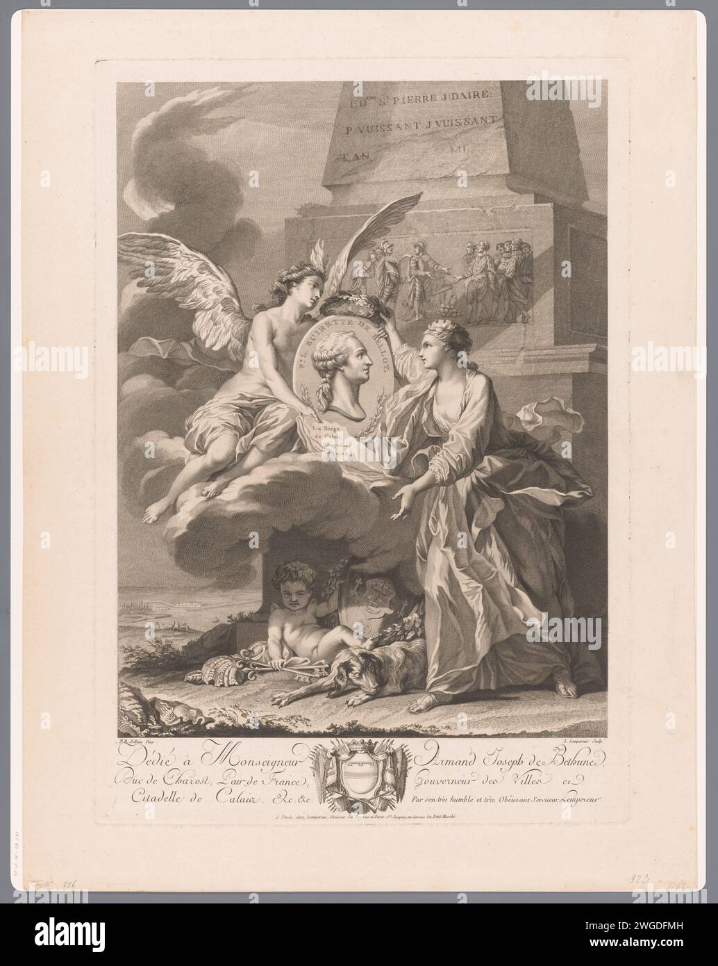 After nicolas rene jollain louis simon lempereur hi-res stock ...