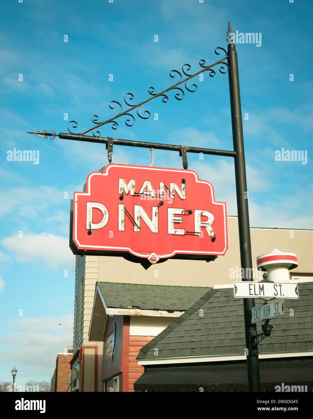 Westfield main street diner hi-res stock photography and images - Alamy
