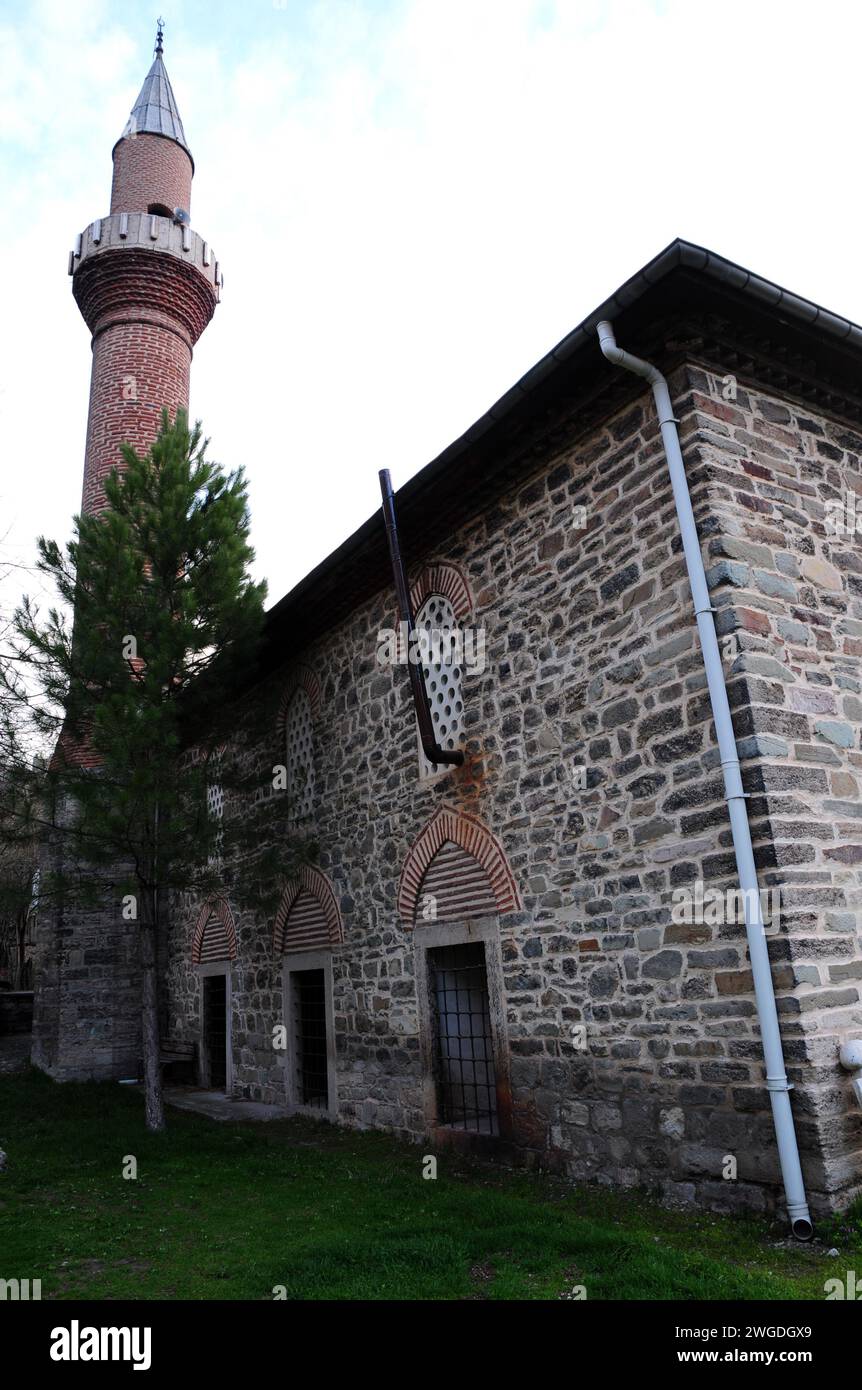 Kanuni Sultan Suleyman Mosque, located in Mudurnu, Bolu, Turkey, was ...