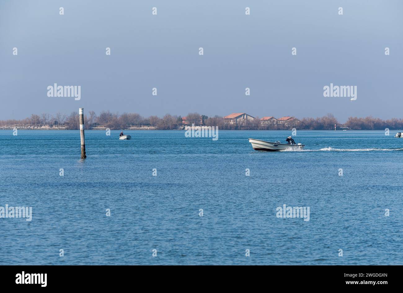 Moving fishing boat on storm hi-res stock photography and images - Alamy
