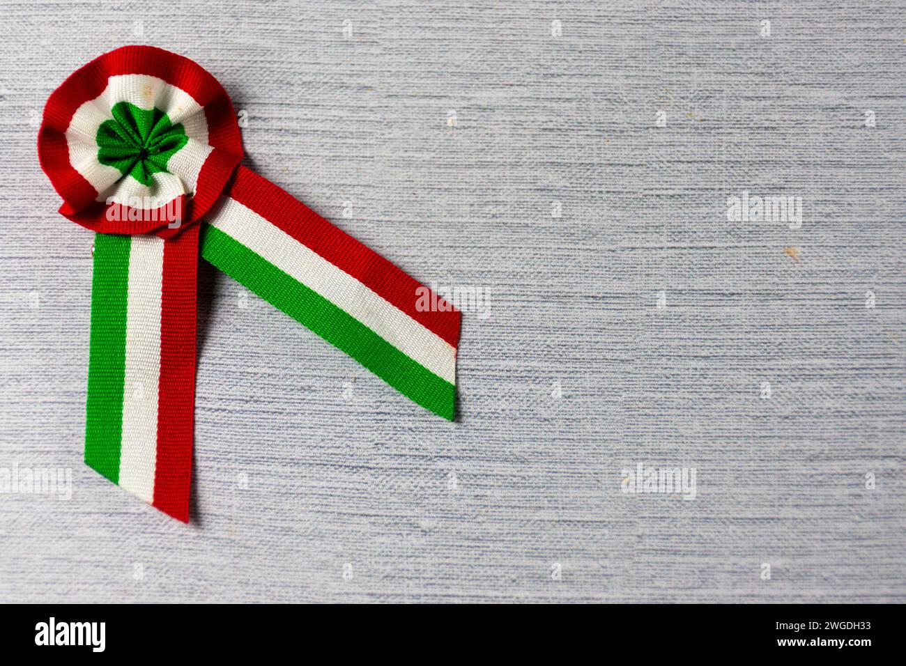 Hungarian tricolor cockade Stock Photo - Alamy