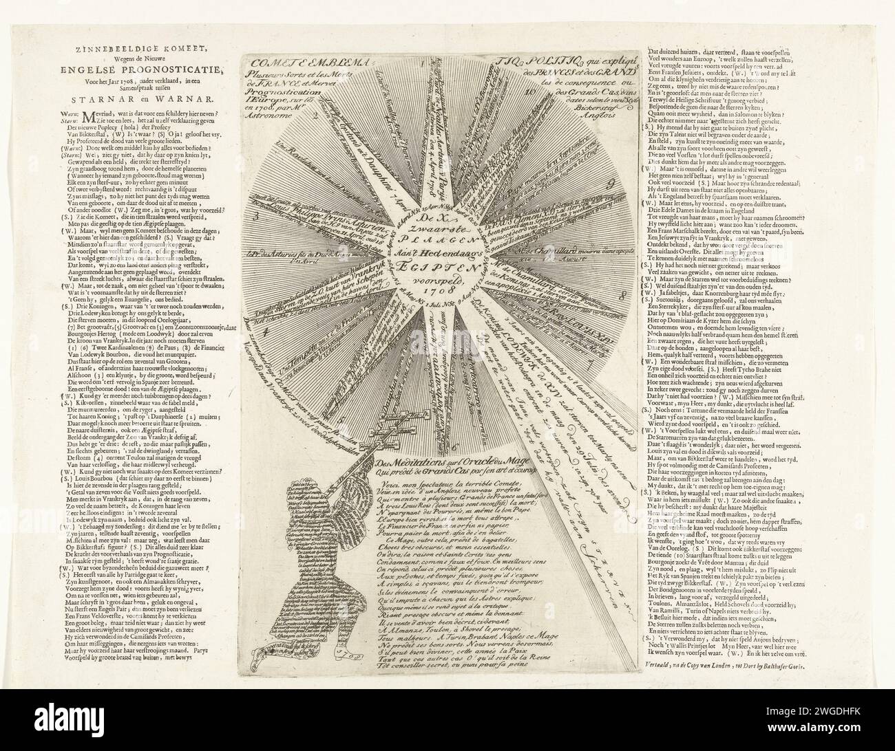 The ten plagues for France according to Mr.'s predictions. Bicker staff ...