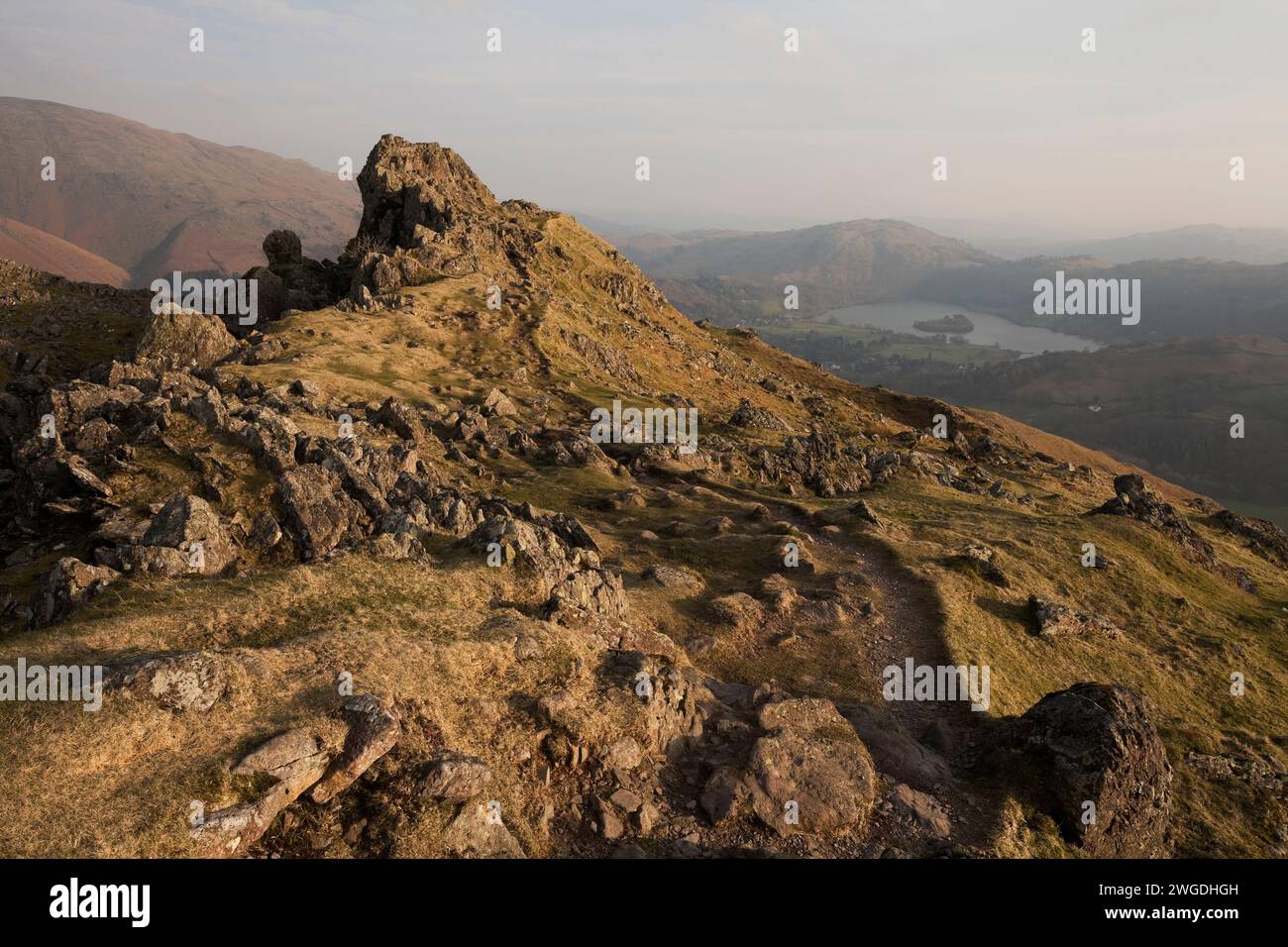 Lion and the Lamb on Helm Crag, Cumbria, UK Stock Photo - Alamy