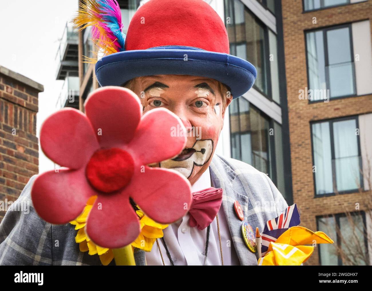 London, UK. 04th Feb, 2024. "Professor Crump" before the service ...