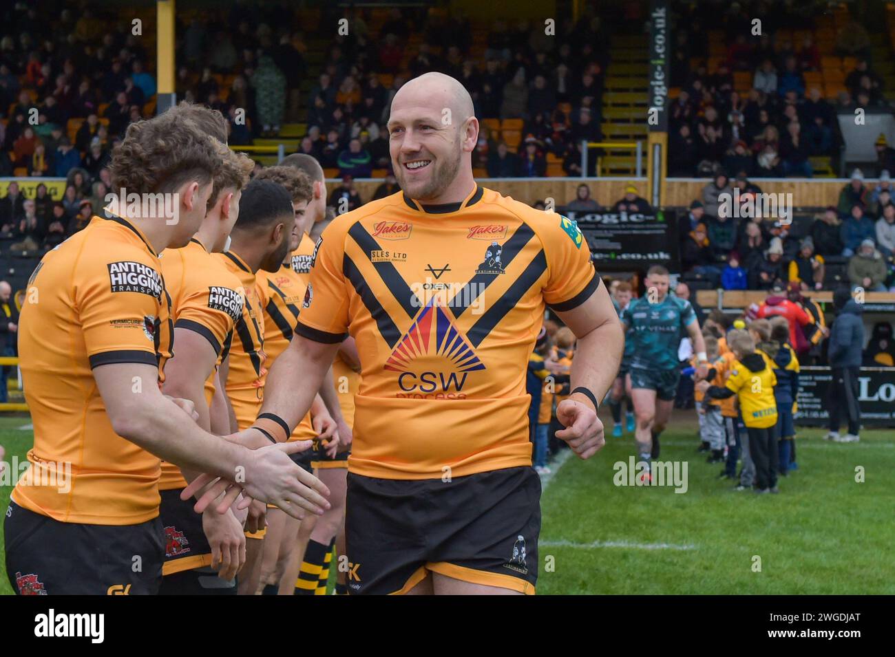 Liam Watts Of Castleford Tigers during the Rugby League Paul McShane ...