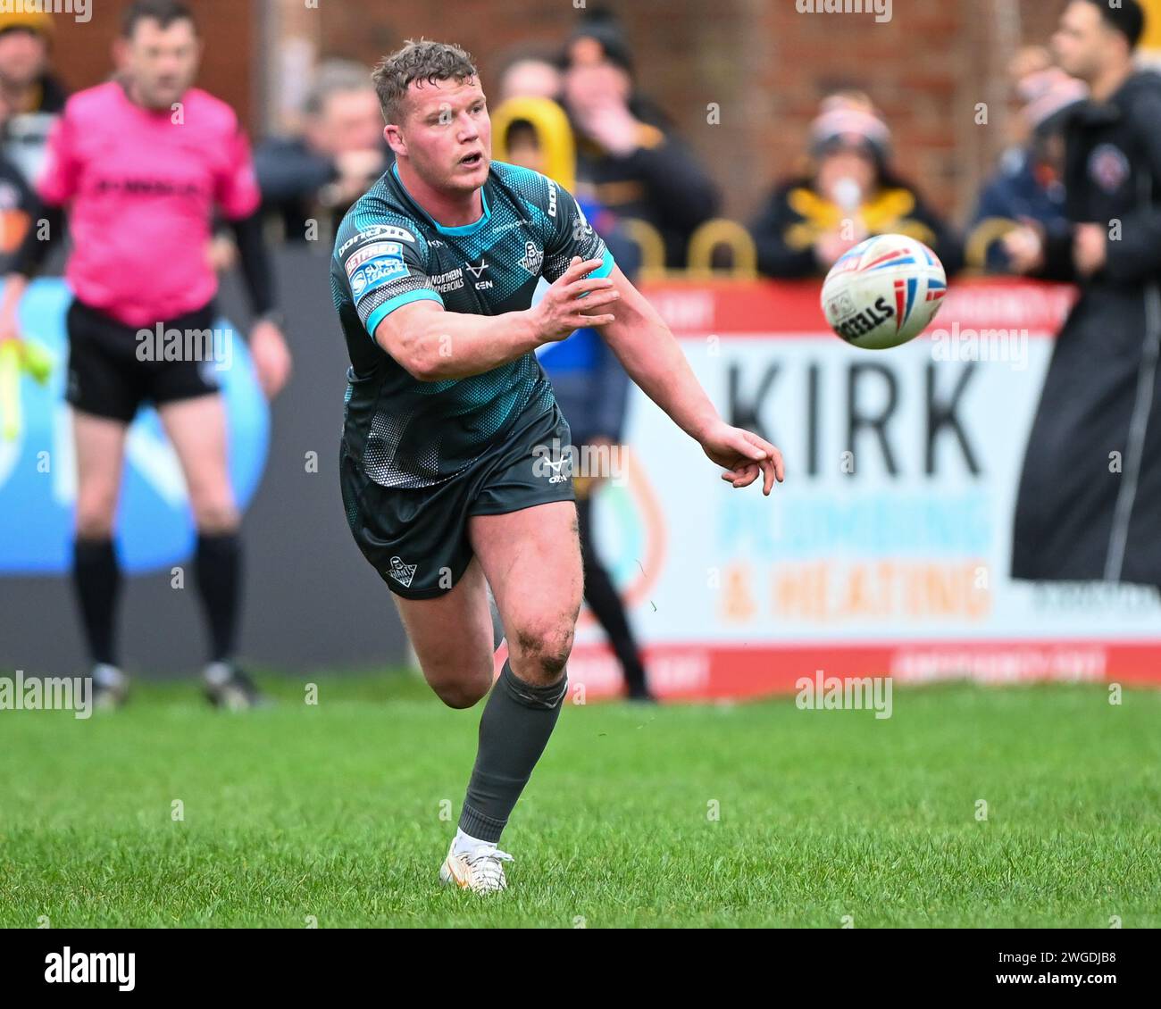 Adam Milner of Huddersfield Giants during the Rugby League Paul McShane ...