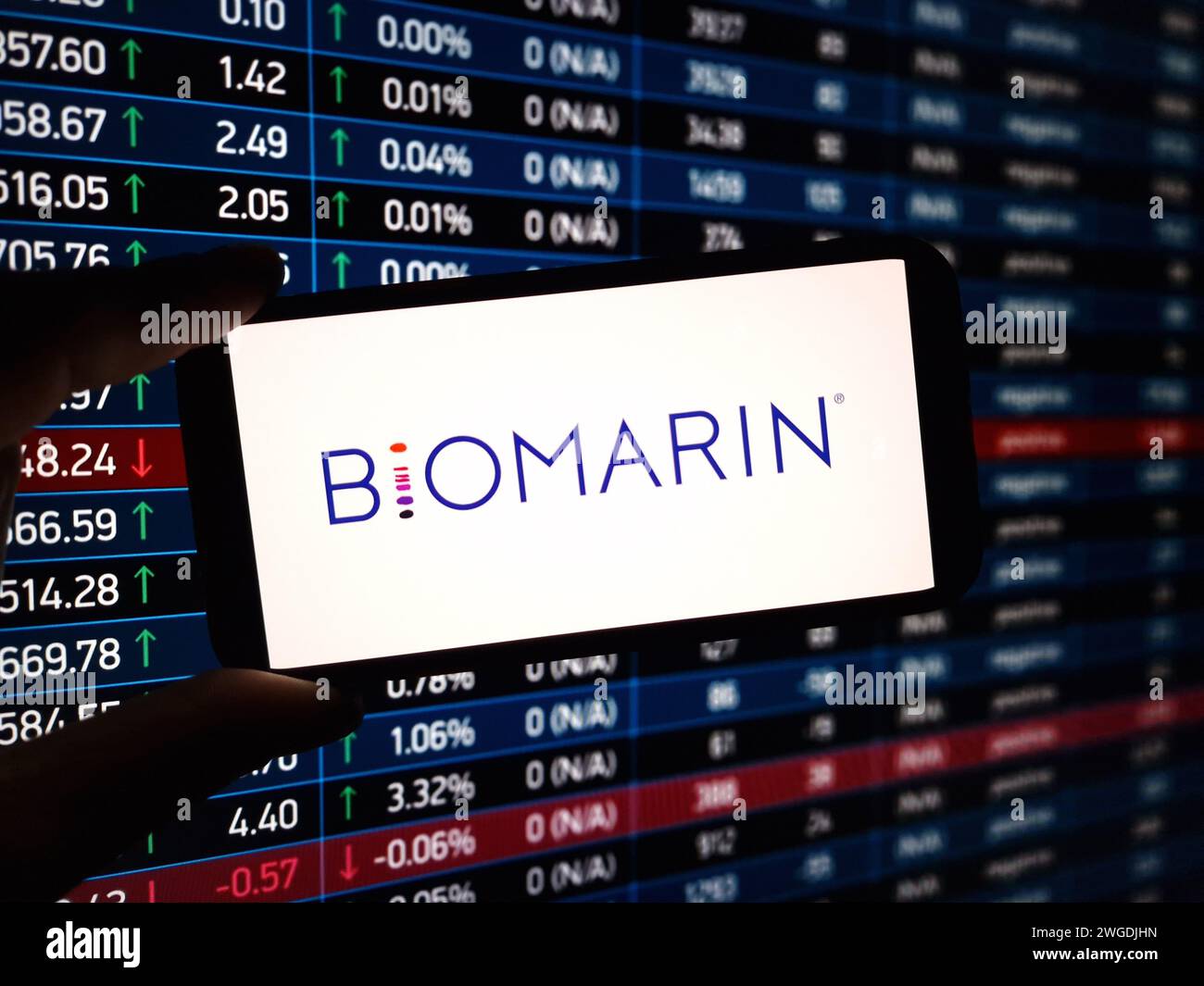 Konskie, Poland - January 31, 2024: BioMarin Pharmaceutical company ...