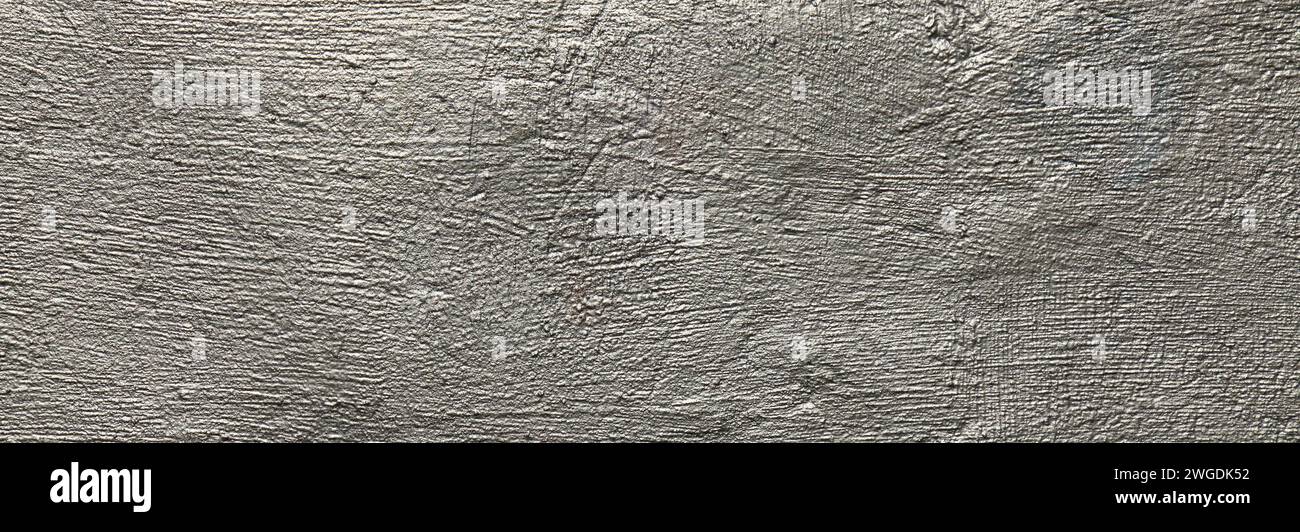 Silver metallic wall, background, texture. Uneven, grooved and embossed ...